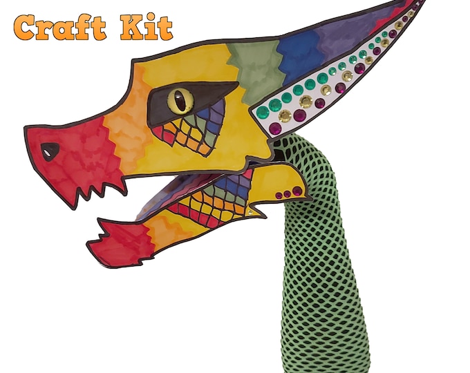 Paper Dragon Puppet Gift Box, Tiktok Dragon, Dragonpuppet, Paper Craft ...