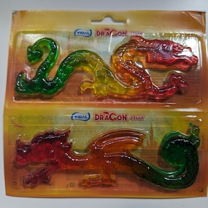 Dragon Jelly Candy. Paper Dragon Puppet Add on Gift - Etsy