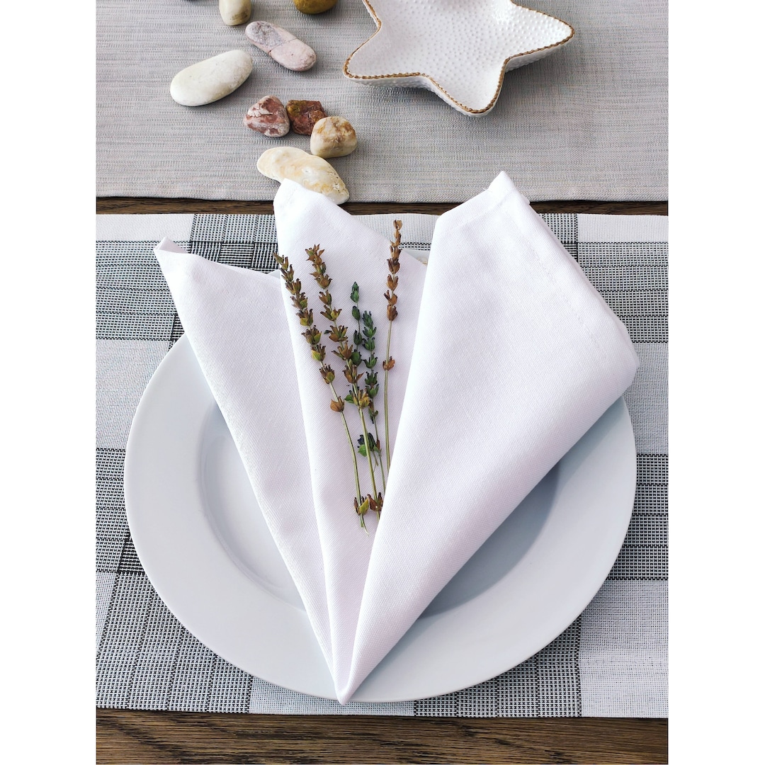 Modern Cotton Napkins, Wedding Table Napkins, Dining Table Decor - Etsy