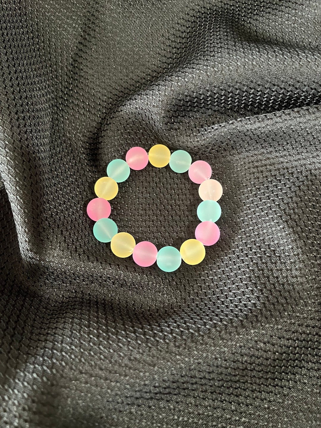 Cotton Candy Stretch Bracelet - Etsy