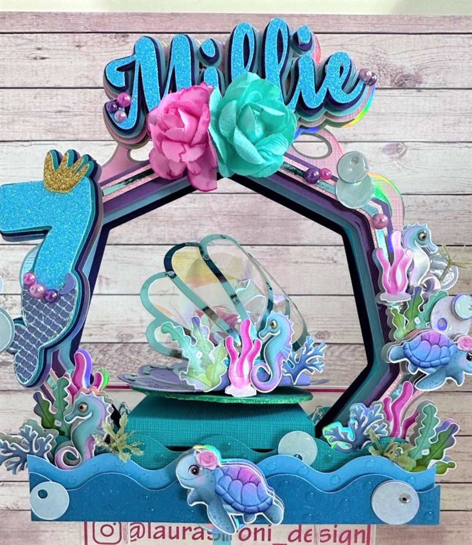 Topper Cake 3d With Movement - Lights, Decoration, Party, Birthday,cake ...