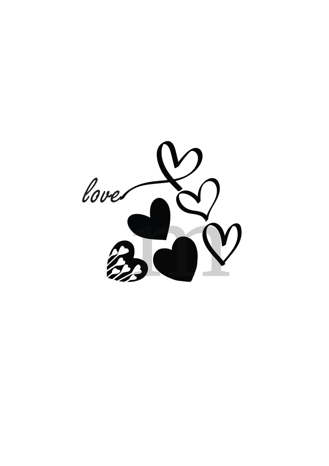 Heart Shape Bundle Svg Heart Outline Svg Solid Heart - Etsy