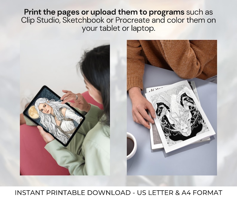 Throne of Glass Coloring Pages: SJM Fan Art (PDF Download) - Etsy