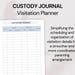 2025 Child Custody Journal: Co-parenting Planner (PDF Download) - Etsy