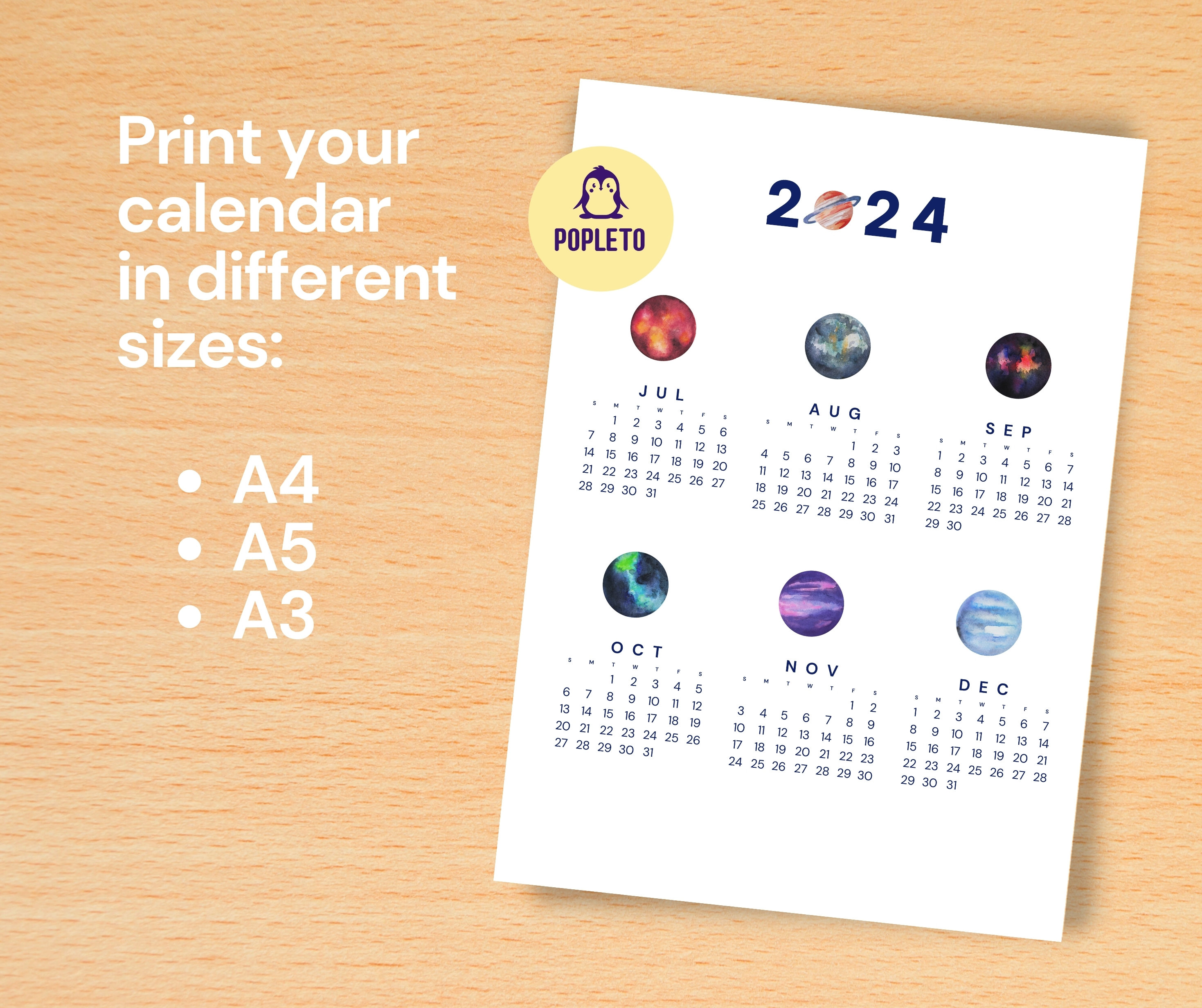 2024 Universe Calendar: Digital and Printable for Space Enthusiasts ...