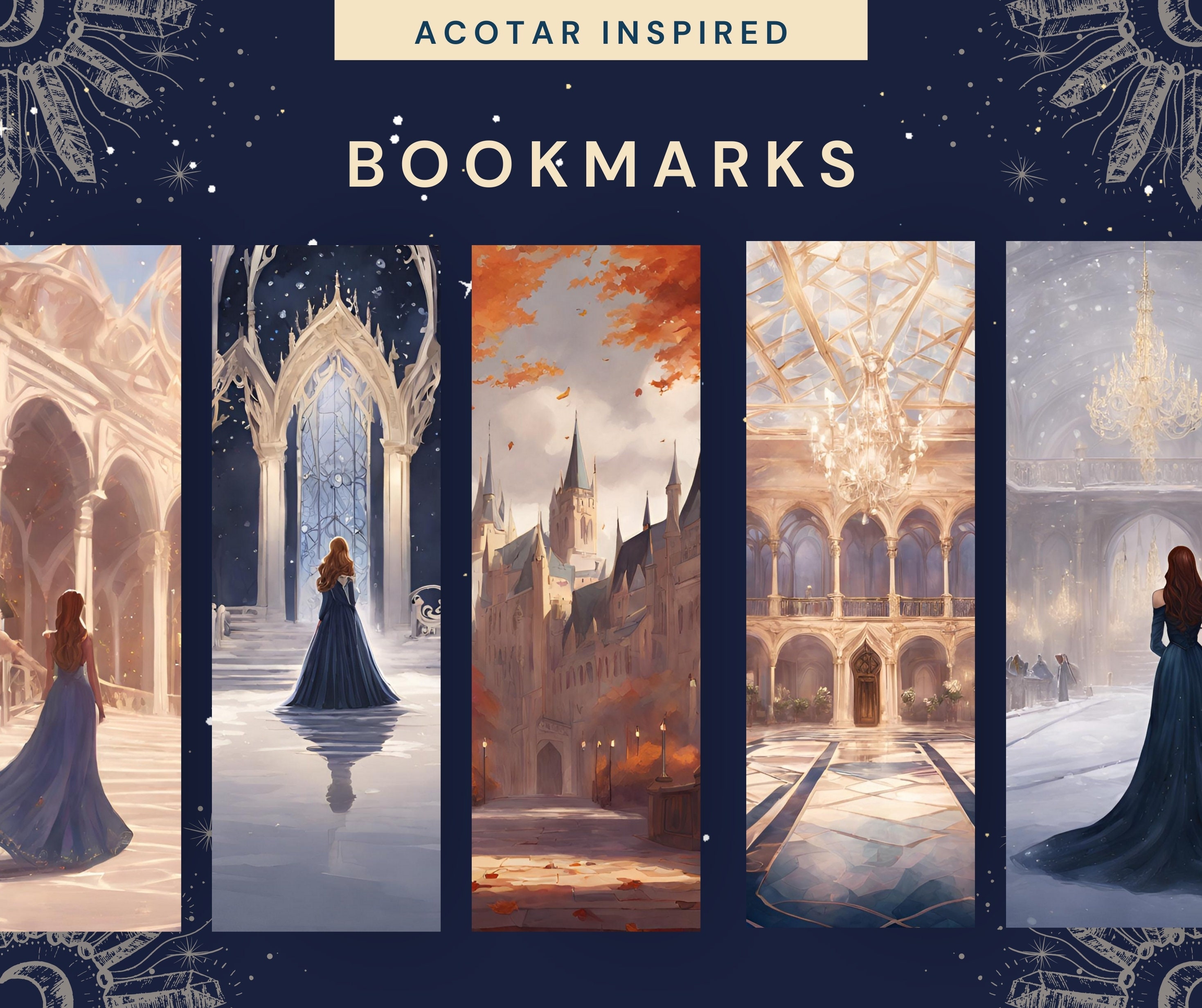 Printable Acotar Bookmarks Prythian Inspired - Perfect for ACOTAR Fans ...
