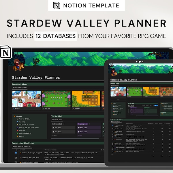 Stardew Valley Fishing Tracker Printable PDF Digital Download Stardew ...