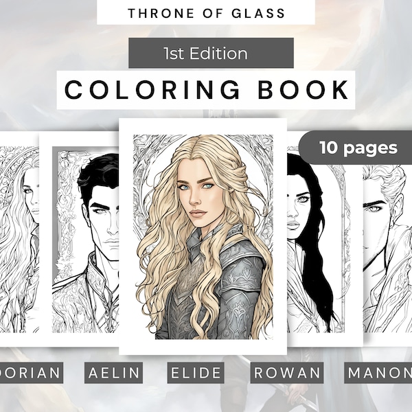 Throne of Glass Pages - Etsy