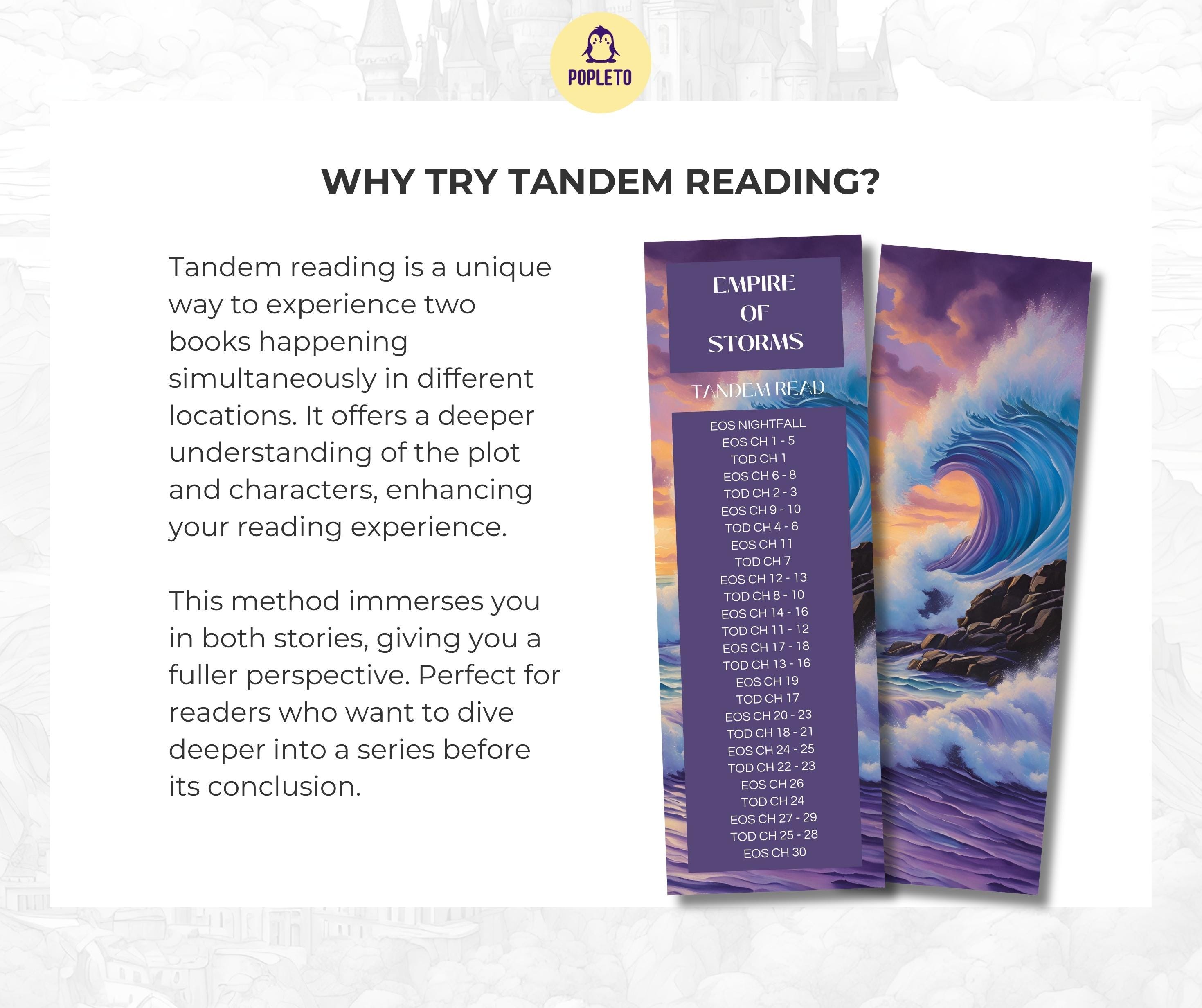 Throne of Glass Tandem Read Bookmark Tower of Dawn and Empire of Storms ...