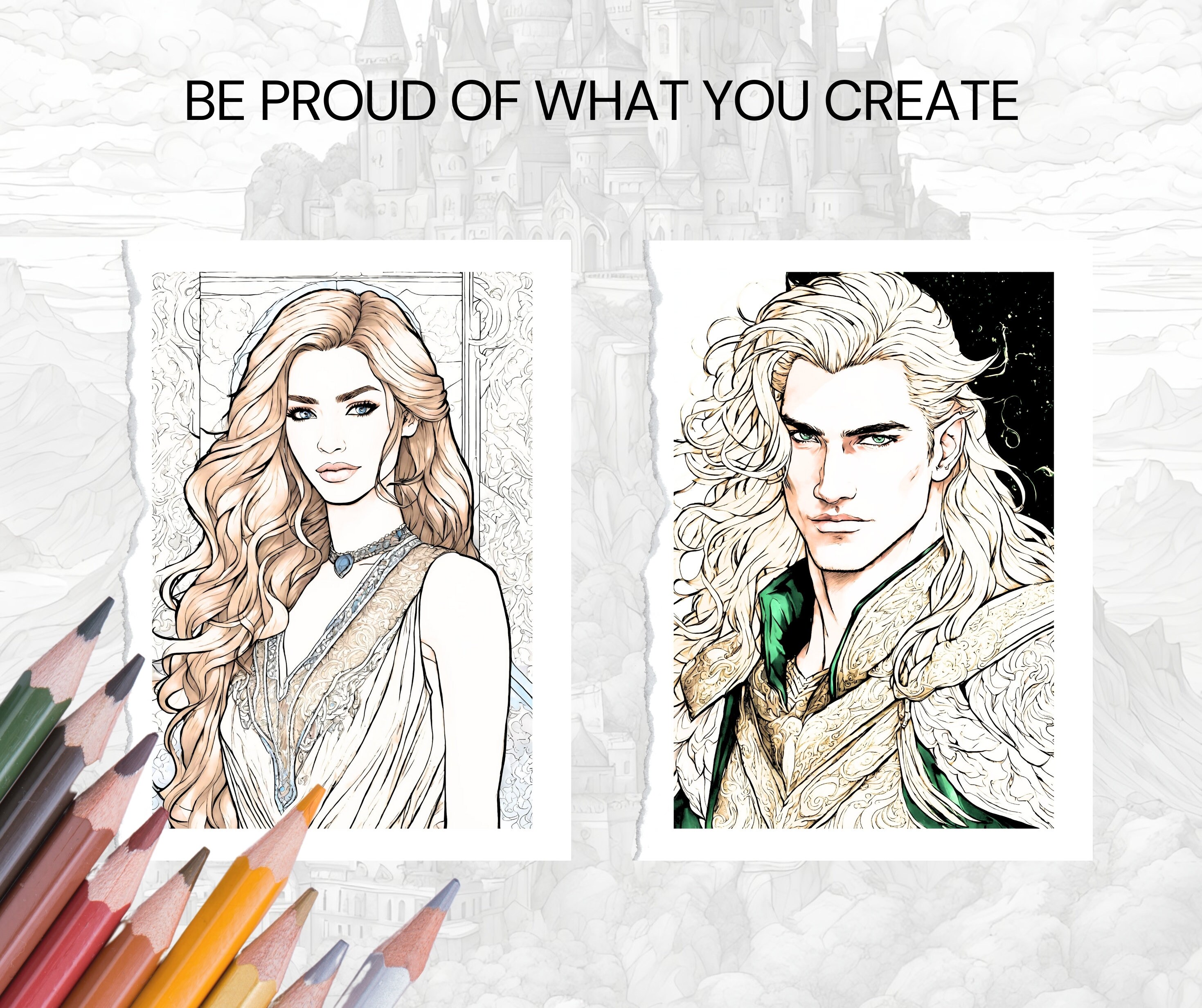 ACOTAR Coloring Book: Velaris Edition, SJM Inspired (PDF Download) - Etsy
