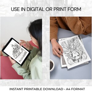 ACOTAR Coloring Book Dive Into the Magical World of Sarah J Maas SJM ...