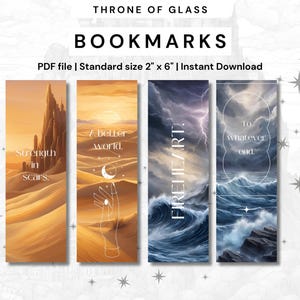 TOG Bookmarks Printable Digital Download Empire of Storms & Tower of ...