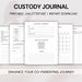 Printable Child Custody Journal: Co-parenting Planner (A4, Digital ...