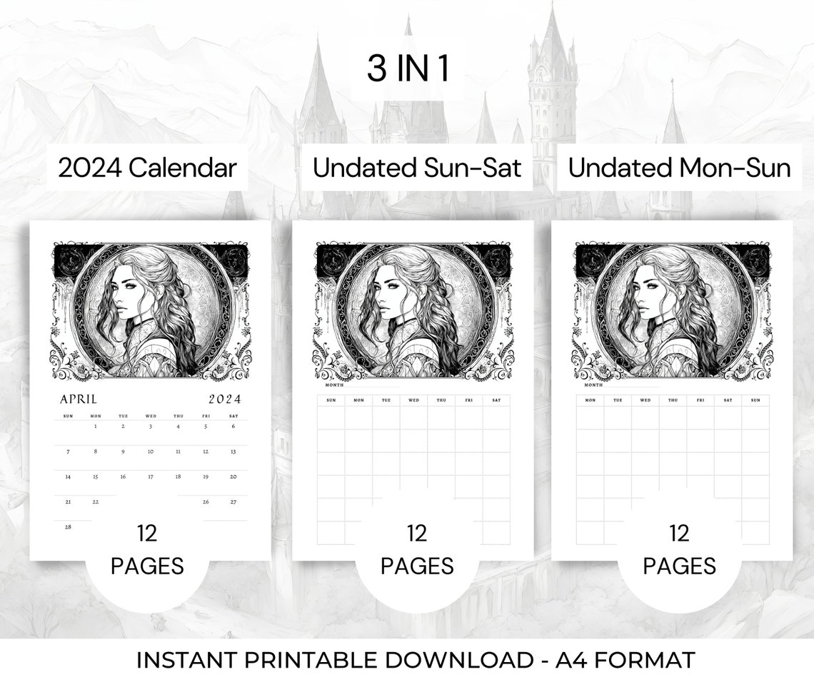 ACOTAR Coloring Calendar Dive Into the Magical World of Sarah J Maas ...