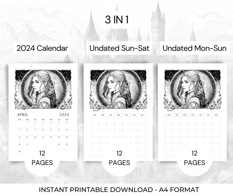 ACOTAR Coloring Calendar Dive Into the Magical World of Sarah J Maas ...