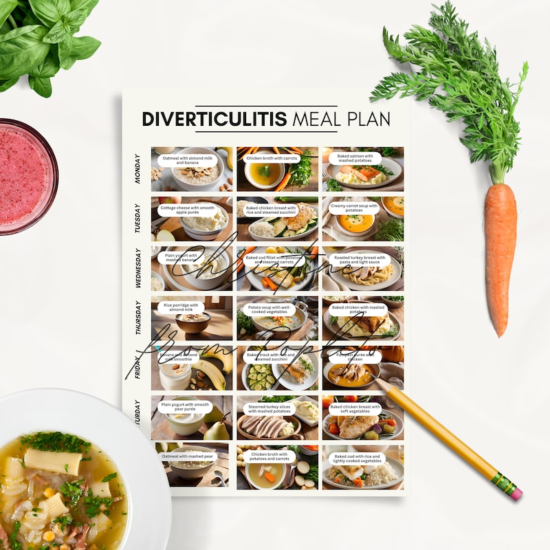Diverticulitis Diet Plan - Etsy