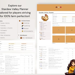 Custom Stardew Valley Notion Planner Bundle With 12 Databases - Etsy
