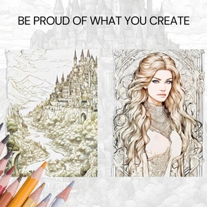 ACOTAR Coloring Book Dive Into the Magical World of Sarah J Maas SJM ...