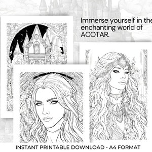 ACOTAR Coloring Book: Velaris Edition, SJM Inspired (PDF Download) - Etsy