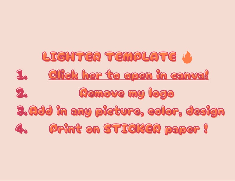 Lighter Label Template, Lighter Wrapper Template, Sublimation Template ...