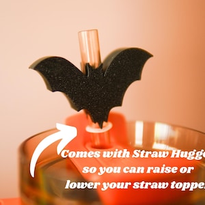 3D Printed Bat Straw Topper: Spellcast Collection - Etsy