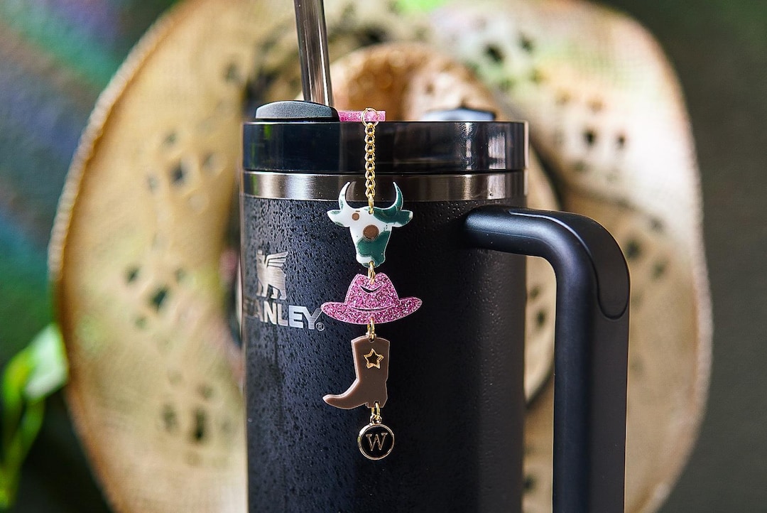 Cowgirl Stanley Charm, Stanley Straw Topper, Stanley Accessories ...