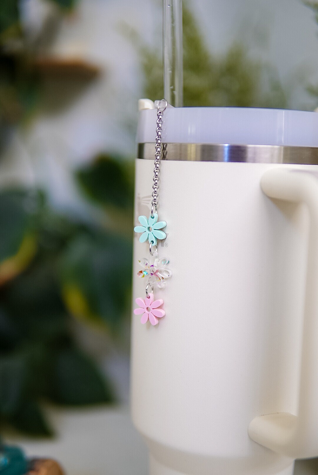 Daisy Tumbler Charm, Stanley Accessories, Flower Charm, Stanley Charm ...