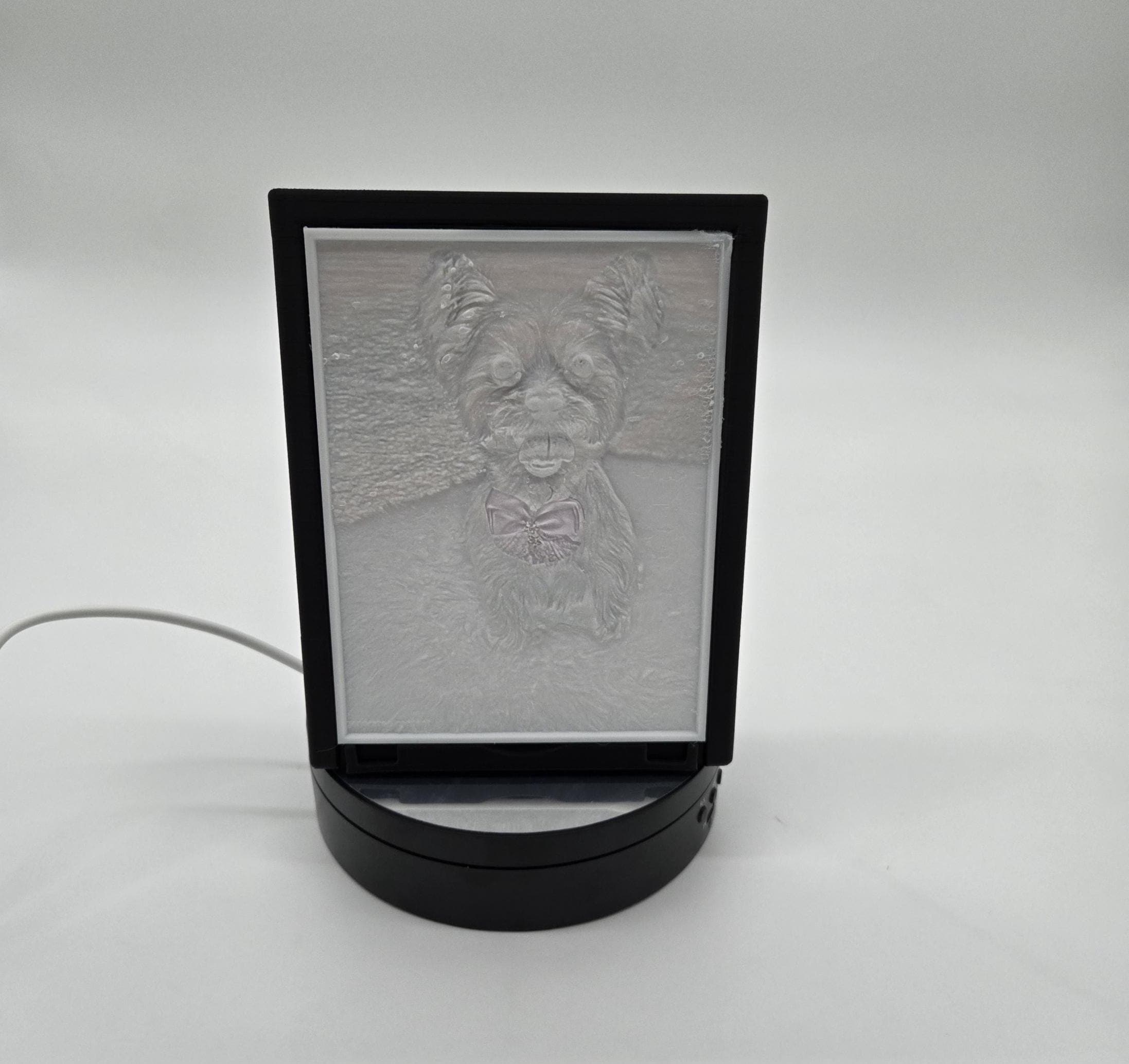 Personalized 3D Printed Lithophane Color/black & White - Etsy