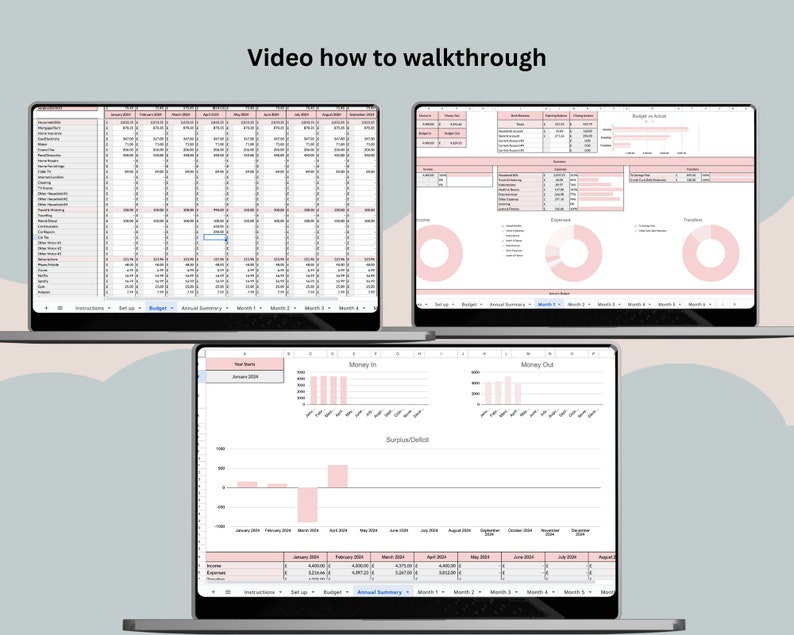 Personal Budget Finance Tracker on Google Sheet - Etsy
