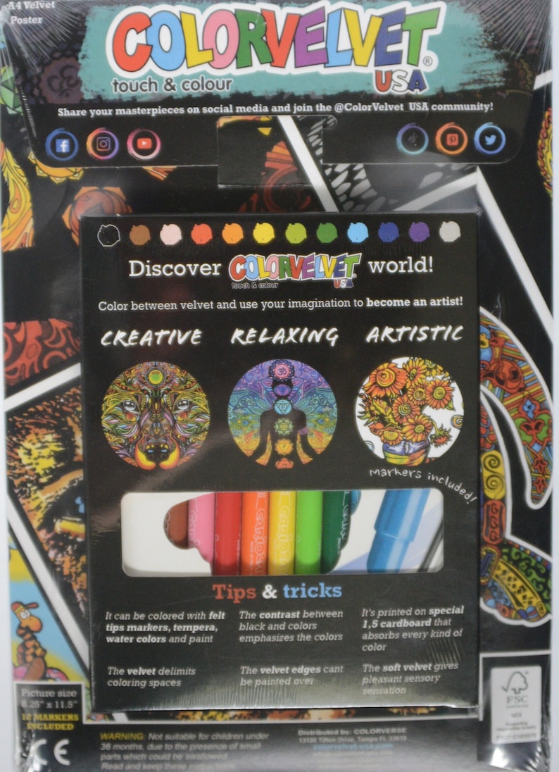 Velvet Coloring LION FIERCE - Colorvelvet-usa - Coloring Picture - Kids ...