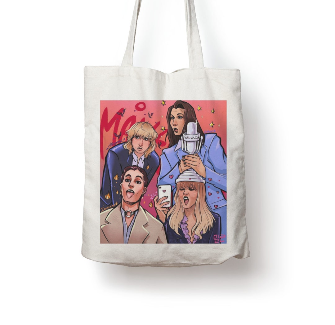 Maneskin Color Drawing Cotton Tote Bag Gift - Etsy