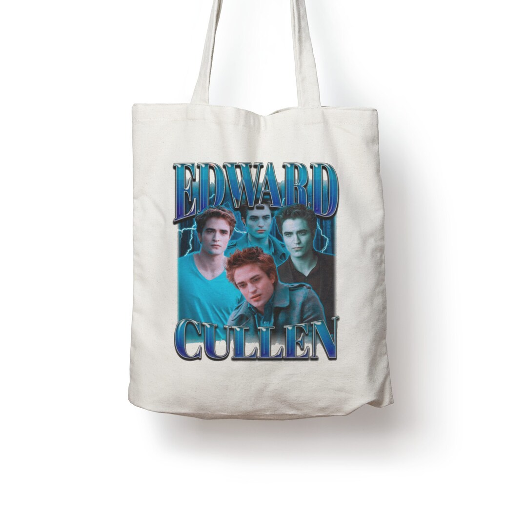 Edward Cullen Twilight Bootleg Tribute Cotton Totebag Gift - Etsy