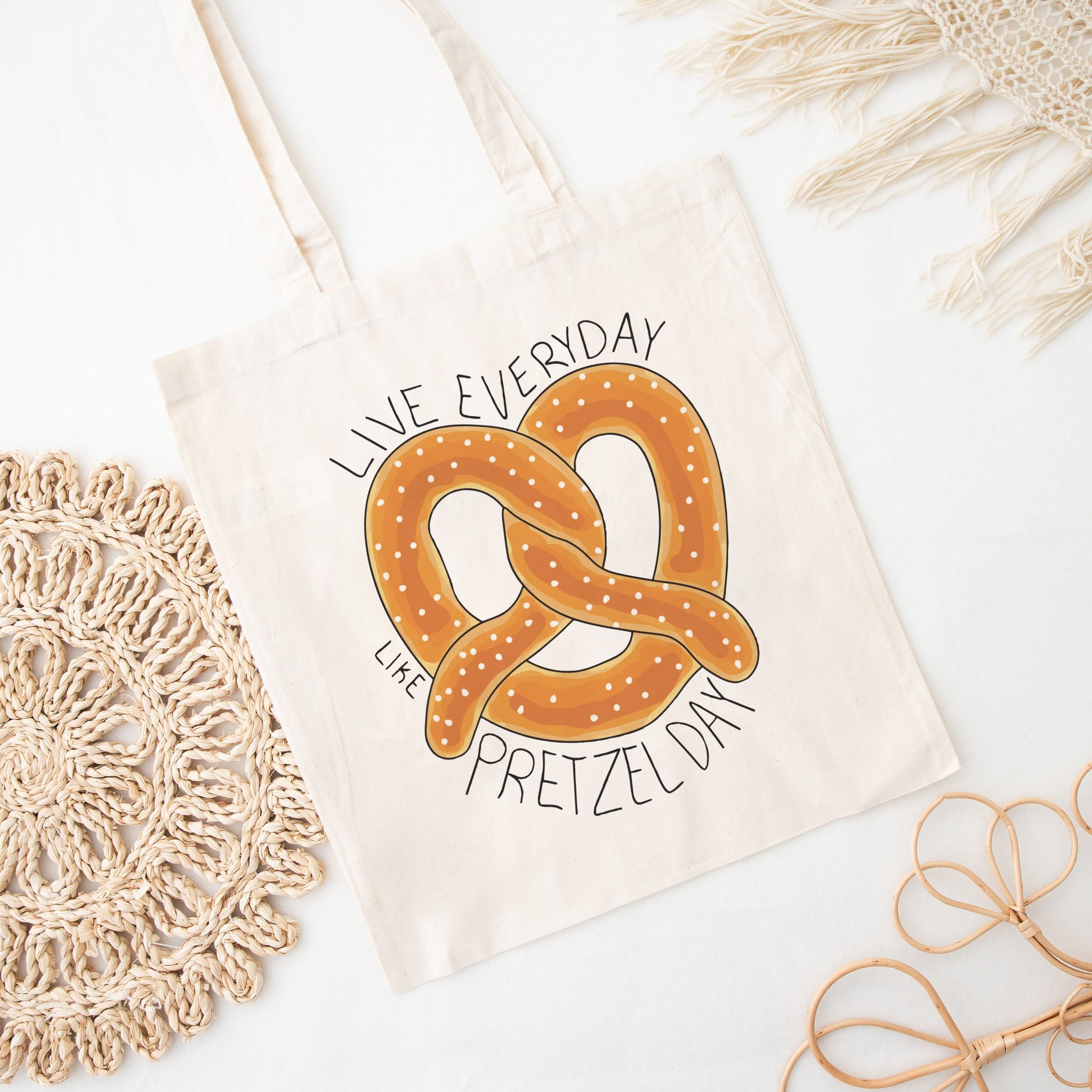 Pretzel Day the Office TV Show Cotton Tote Bag Gift - Etsy