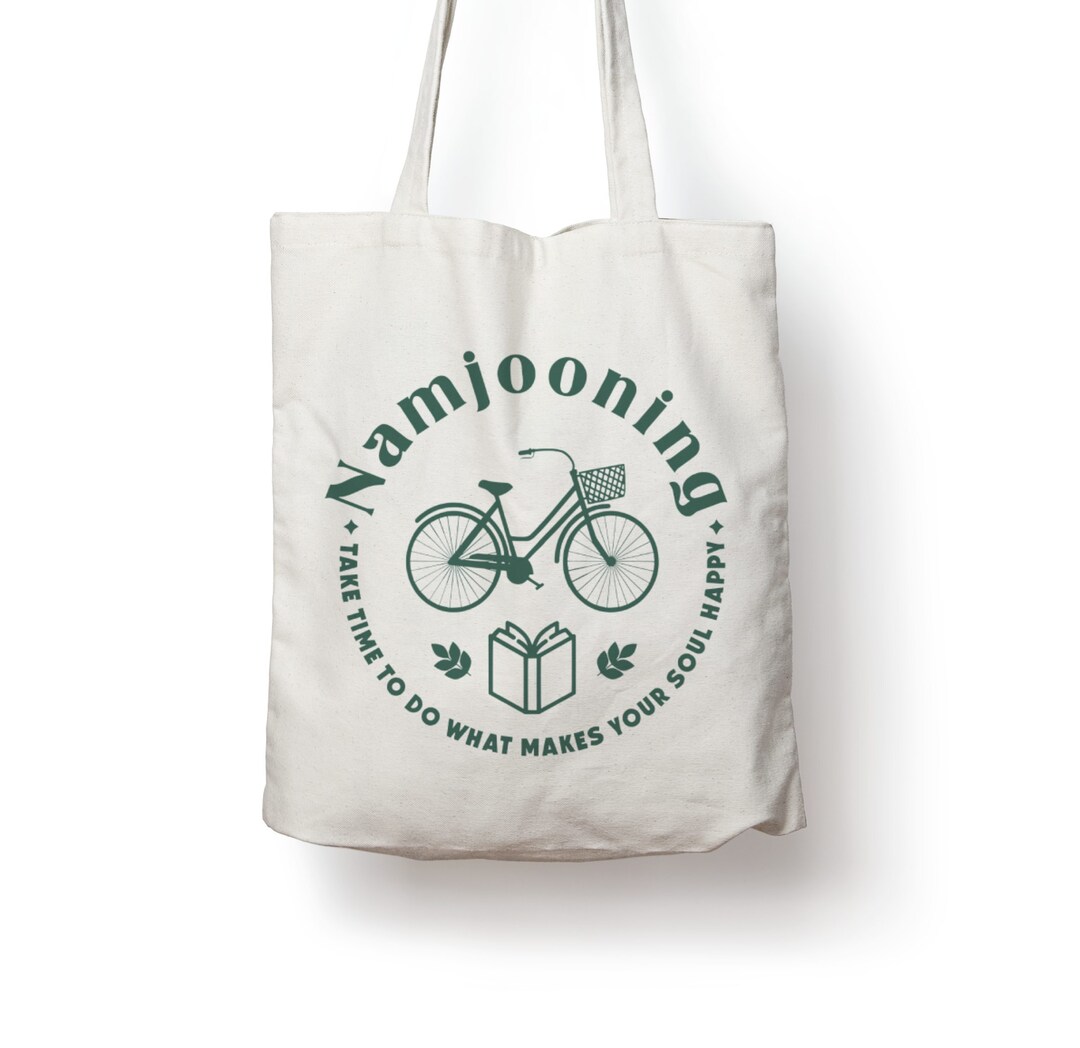 Namjooning Drawing Art Cotton Tote Bag Gift - Etsy