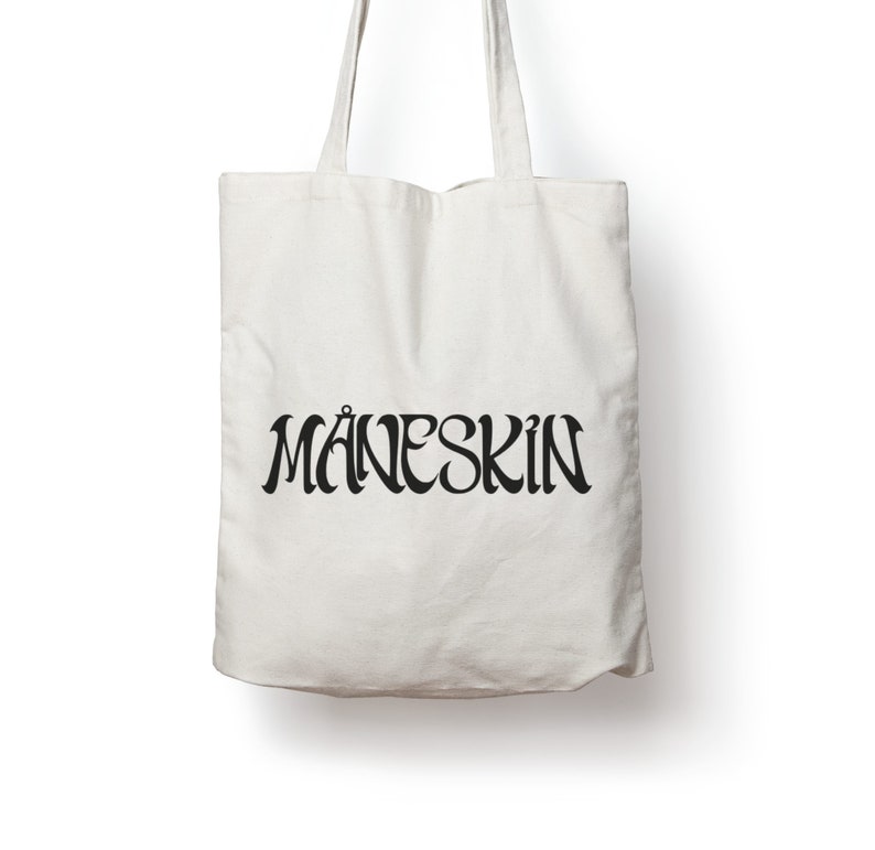 Maneskin Logo Cotton Tote Bag Gift - Etsy