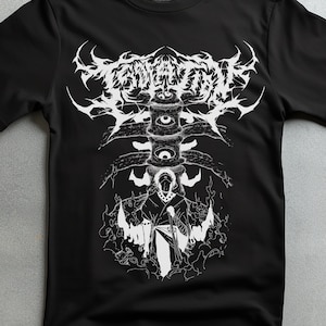 Gothic Halloween T-shirt | Trad Goth | Edgy Shirt | Grunge Clothing ...