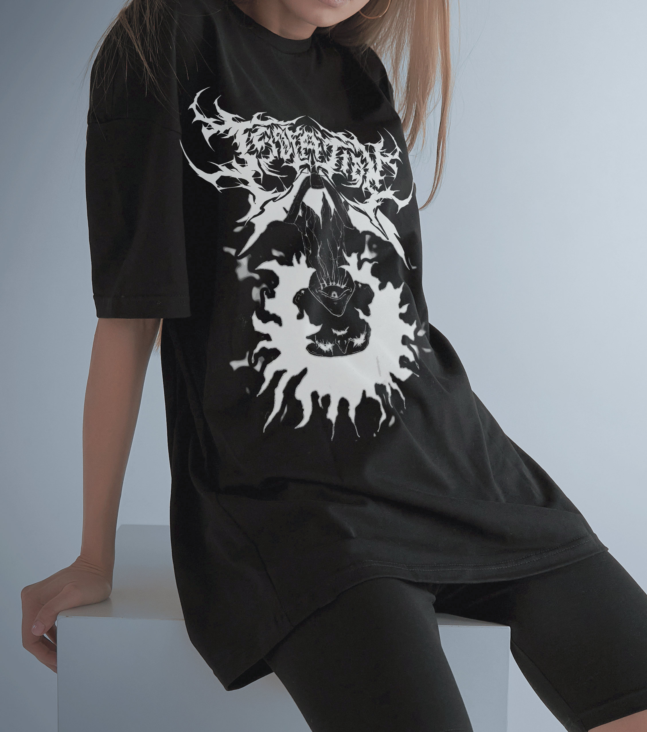 Gothic Rock T-shirt Dark Academia Mall Goth Trad Goth Pastel Goth Punk ...