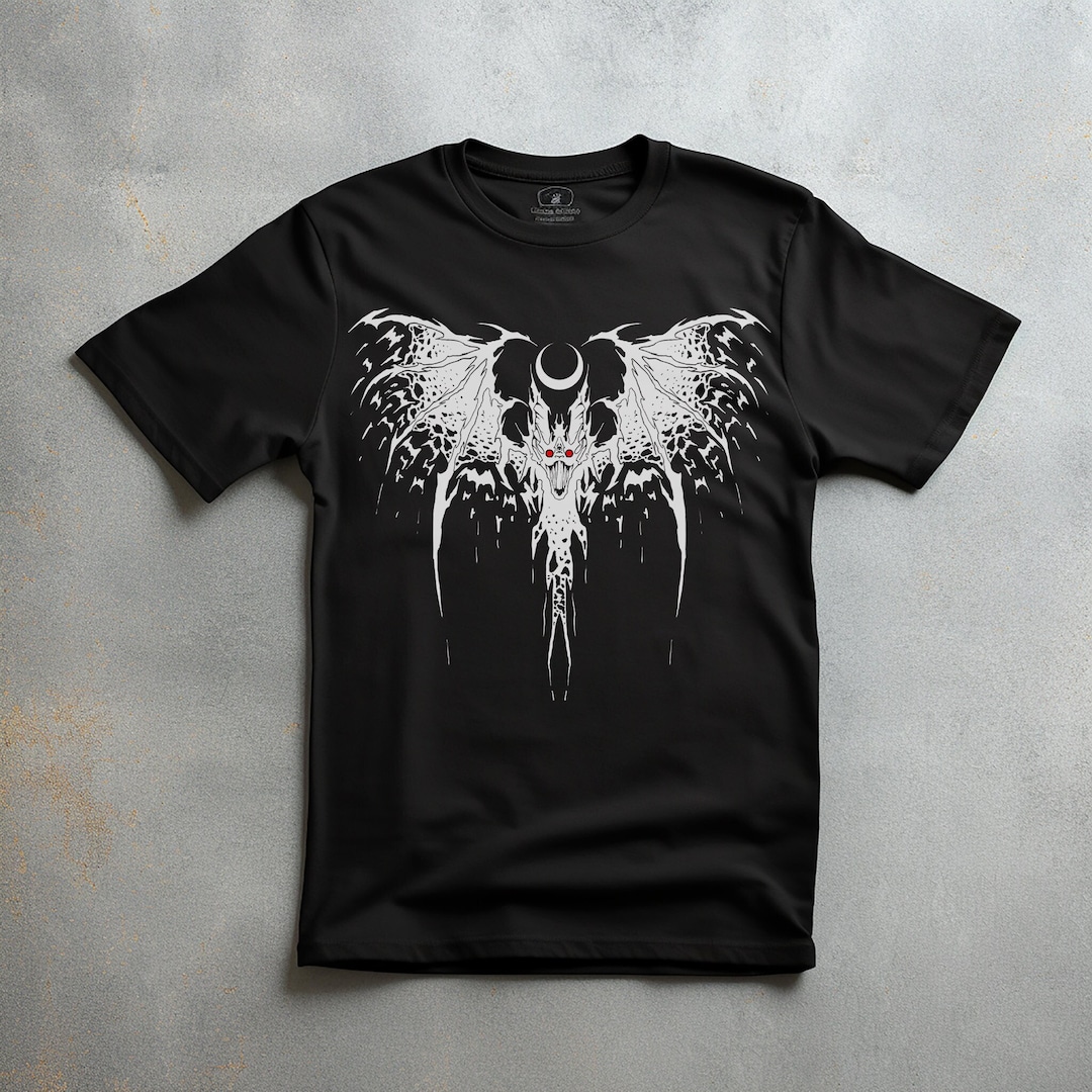 Bat T-shirt | Gothic Clothes | Dark Academia Aesthetic | Dark ...