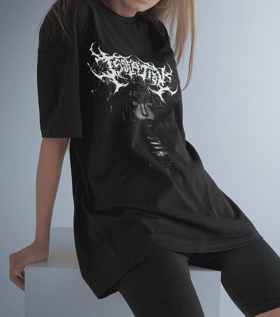 Dark Gothic T-shirt Dreamcore Aesthetic Gothic Clothes Grunge Clothing ...