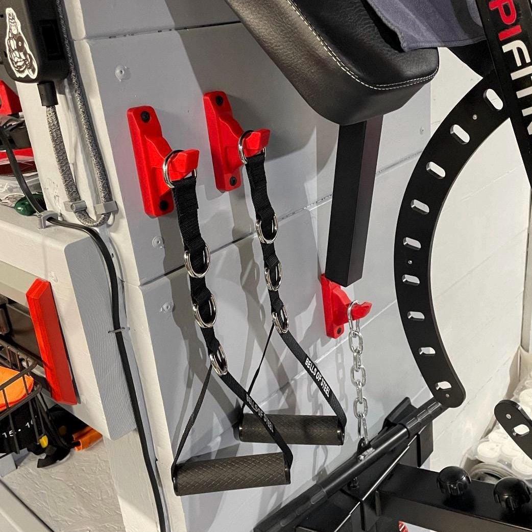 Exercise Equipment Hook, 3D Printed, Wall Hook, Barbell Hook, Dumbbell ...