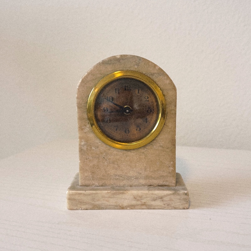 Marble Clock - Etsy
