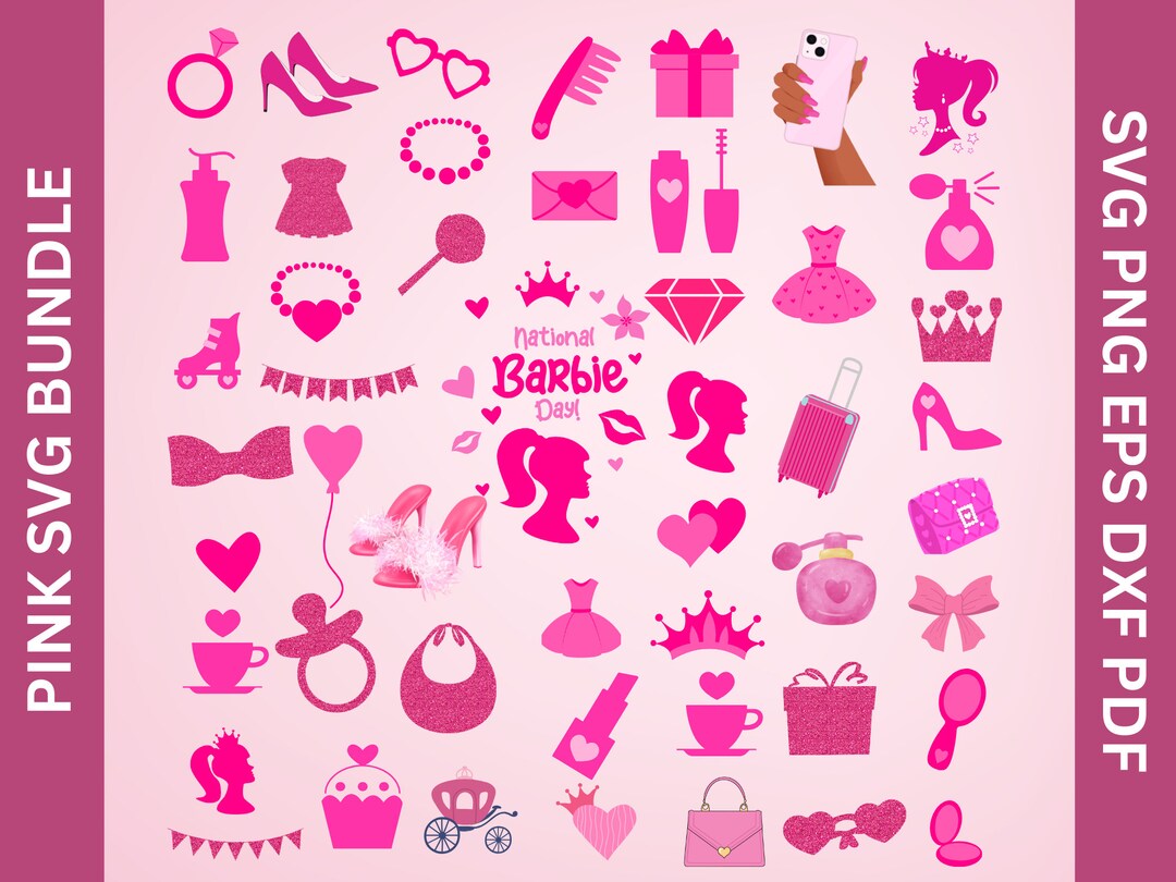 Love of Pink SVG Bundle Nation A Pink Dog Svg Png Dxf - Etsy