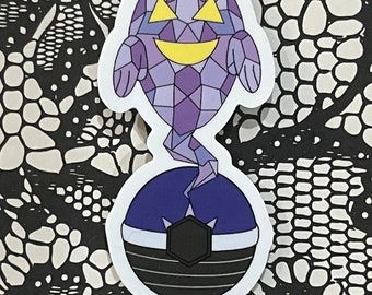 Tera Orb Pokeball Hard Enamel Pin Ghost Type - Etsy