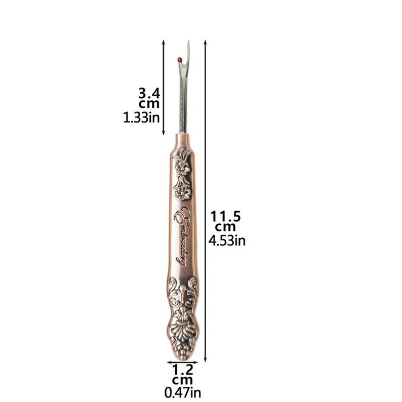 Engraved Vintage Seam Ripper Craft Thread Cutter Seam Ripper Stiitch ...
