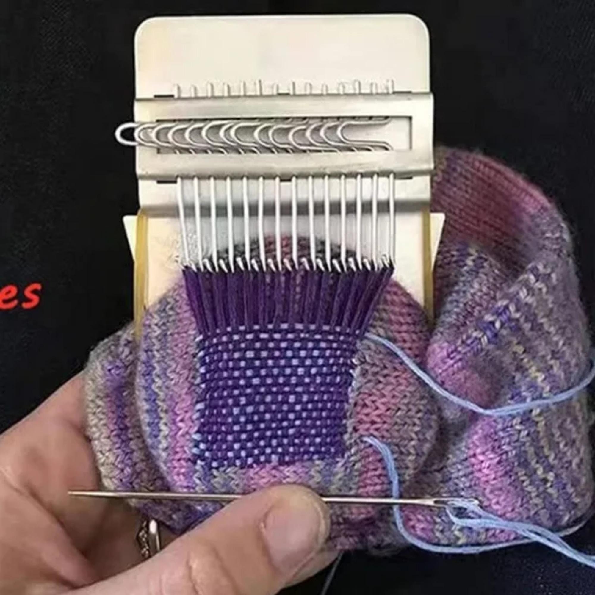 Speedweve Darning Loom 14 Hook Weaving Loom Kit Embroider - Etsy