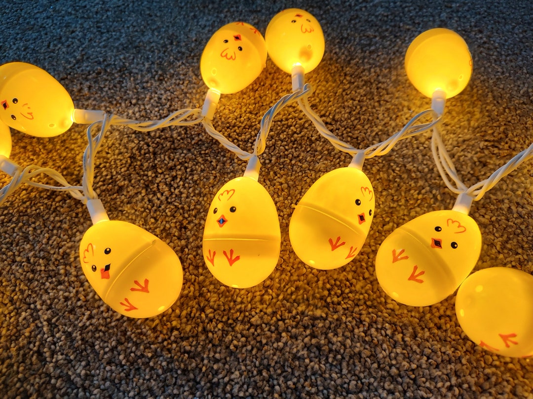 Chicken Face Egg String Lights Great for Anybody - Etsy