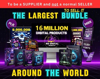 16 Million Digital Products to Sell Master Resell Rights Products ...