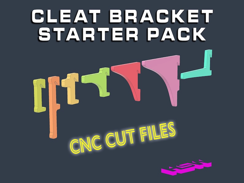 CNC Files Parametric French Cleat Bracket Download Design Configurable ...