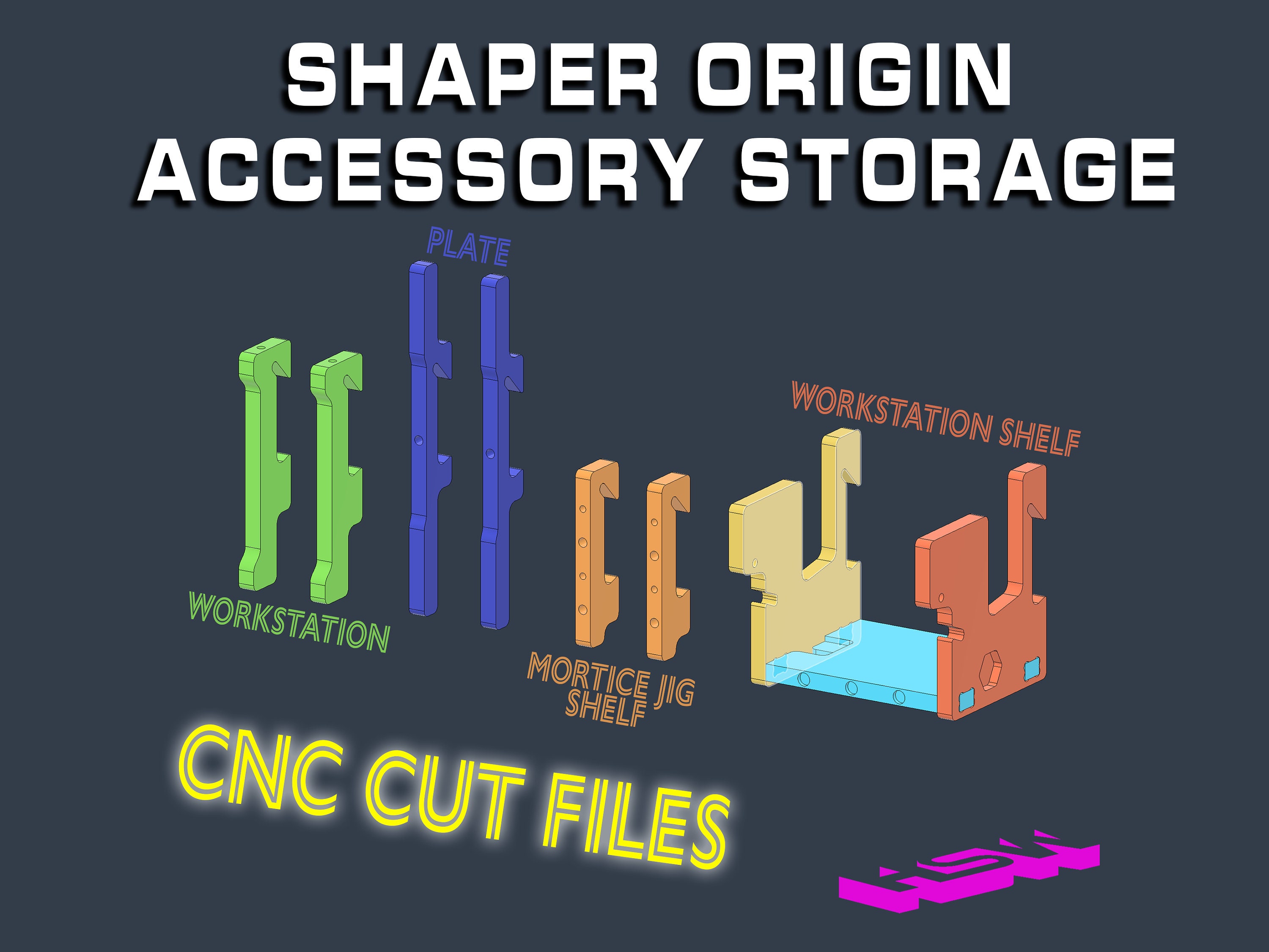 CNC Files Shaper Origin Accessory French Cleat Download Design ...