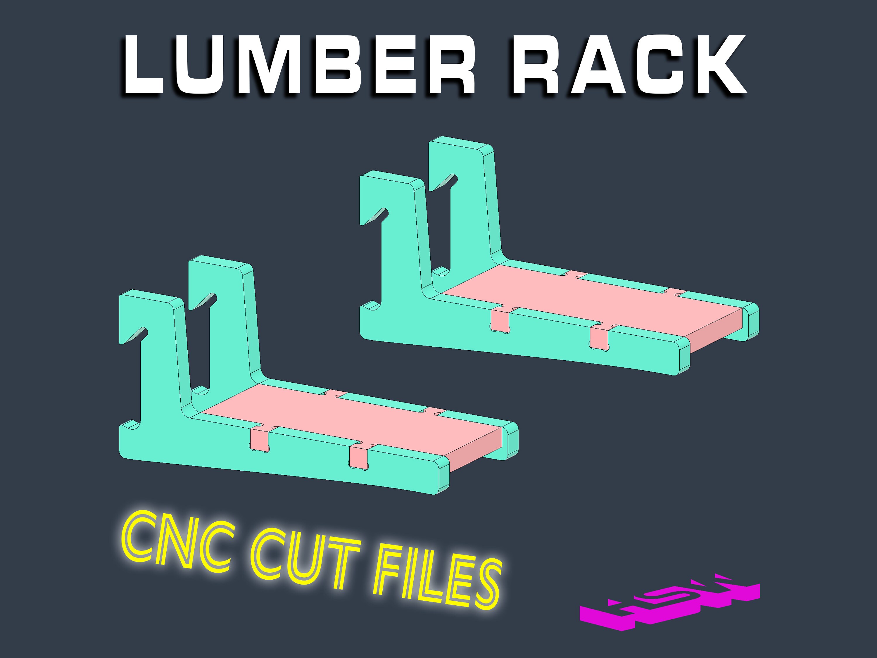 CNC Lumber Rack French Cleat Files Download Parametric Design ...